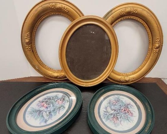 Group of 5 Vintage Oval Frames | Online Auctions | Proxibid