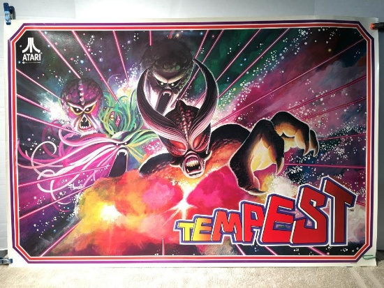 Vintage Atari "Tempest" Game Poster 1981 | Estate & Personal Property ...