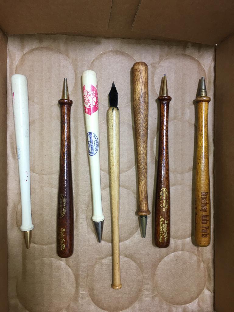 Vintage Baseball Bat Pens and Fountain Pen Incl | Proxibid