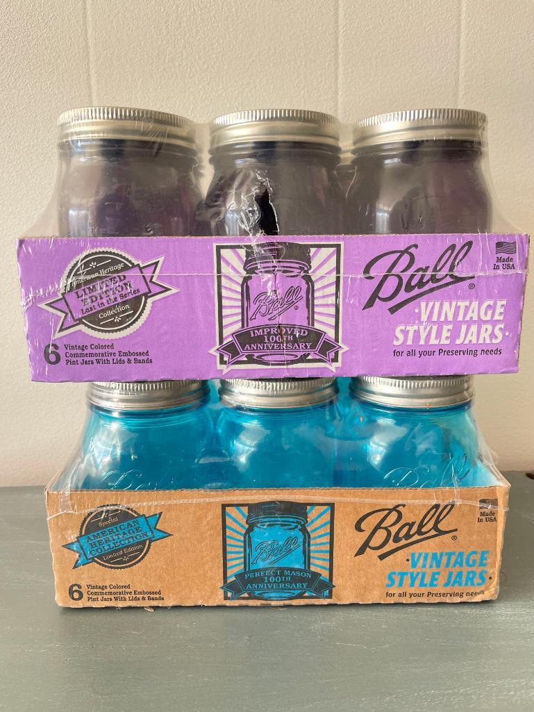 New in Package Pint Size Glass Canning Jars | Proxibid