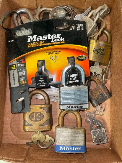 Group of Misc Master Locks w/Keys | Estate & Personal Property Personal ...
