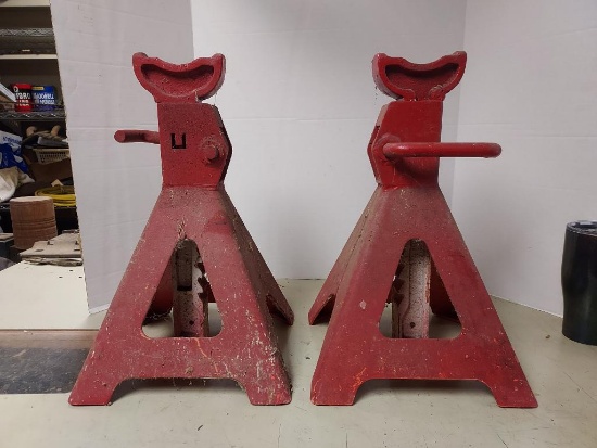 Two HD Cast Iron Jack Stands | Industrial Machinery & Equipment Auto ...