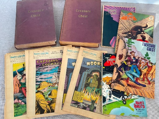 Group of Vintage Treasure Chest Magazines (1960s) | Art, Antiques ...