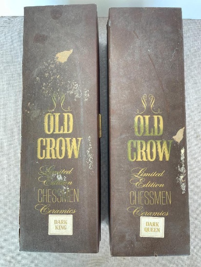 Old Crow Dark King and Queen Decanters | Art, Antiques & Collectibles ...