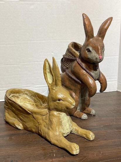 Contemporary Composite Rabbits | Online Auctions | Proxibid