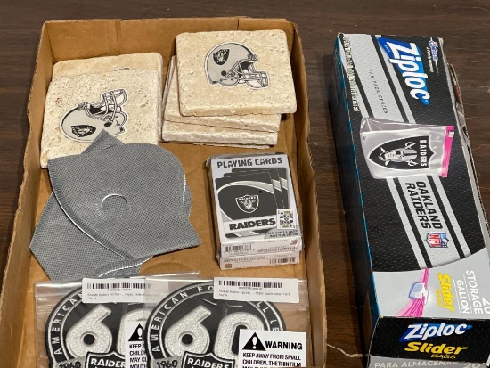 Lot of Oakland (Las Vegas) Raiders Items | Online Auctions | Proxibid