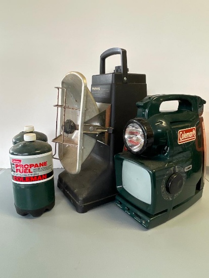 Pair of Coleman Propane Heaters | Online Auctions | Proxibid
