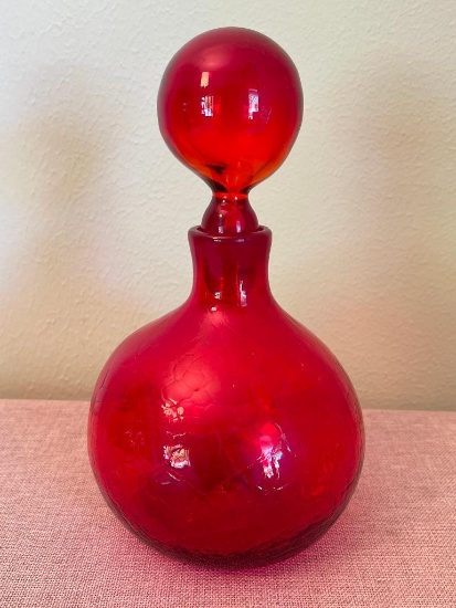 Vintage Red Decanter | Art, Antiques & Collectibles Collectibles ...