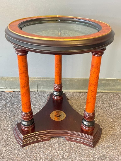 Royal Geographical Society Clock Table | Online Auctions | Proxibid
