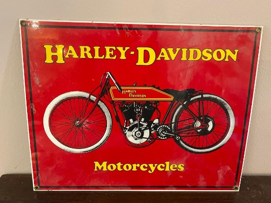 Heavy Metal Harley Davidson Sign | Online Auctions | Proxibid