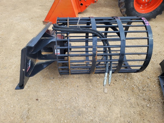 Skid Loader Mount Rotating Rock Bucket | Online Auctions | Proxibid