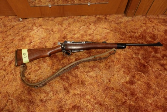 SANTA FE MOD 1944 CAL ? 22" BARREL OPEN SIGHTS SN 75579 LEATHER SLING ...