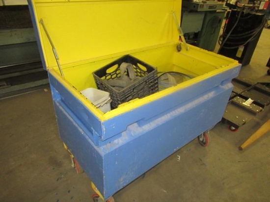 Rolling Job Box ,with rigging and nylon slings | Heavy Construction ...