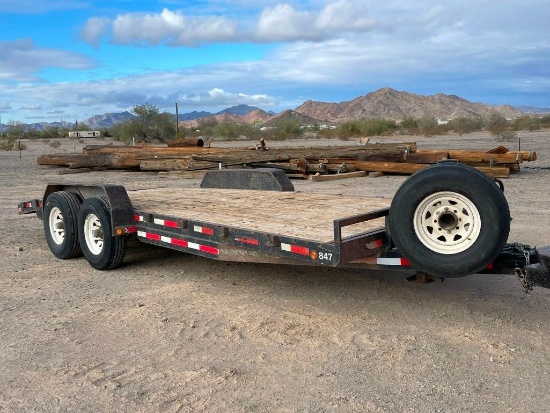 2002 PJ Tandem Axle Tag-A-Long Trailer, VIN# 4P5CF202021046861 ...