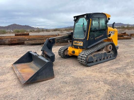 2018 JCB Model 3TS-8T Teleskid Crawler Skid Steer Loader, s/n ...