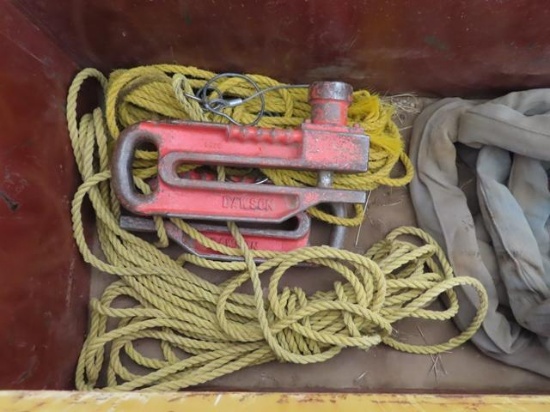 Pole Setting System Consisting of: (2) 21,200# continuous slings, (2 ...