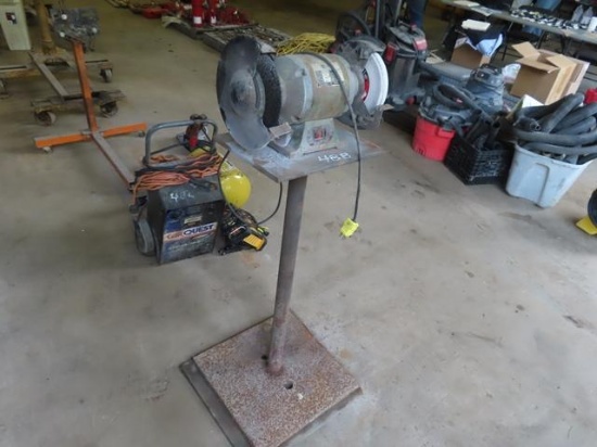 GRIZZLY 8" Dual Wheel Grinder | Heavy Construction Equipment Light ...