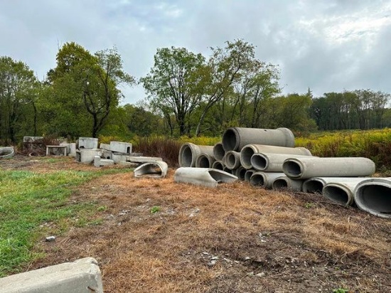 Precast Pipe Inlets and Risers (BUYER MUST LOAD) | Heavy Construction ...