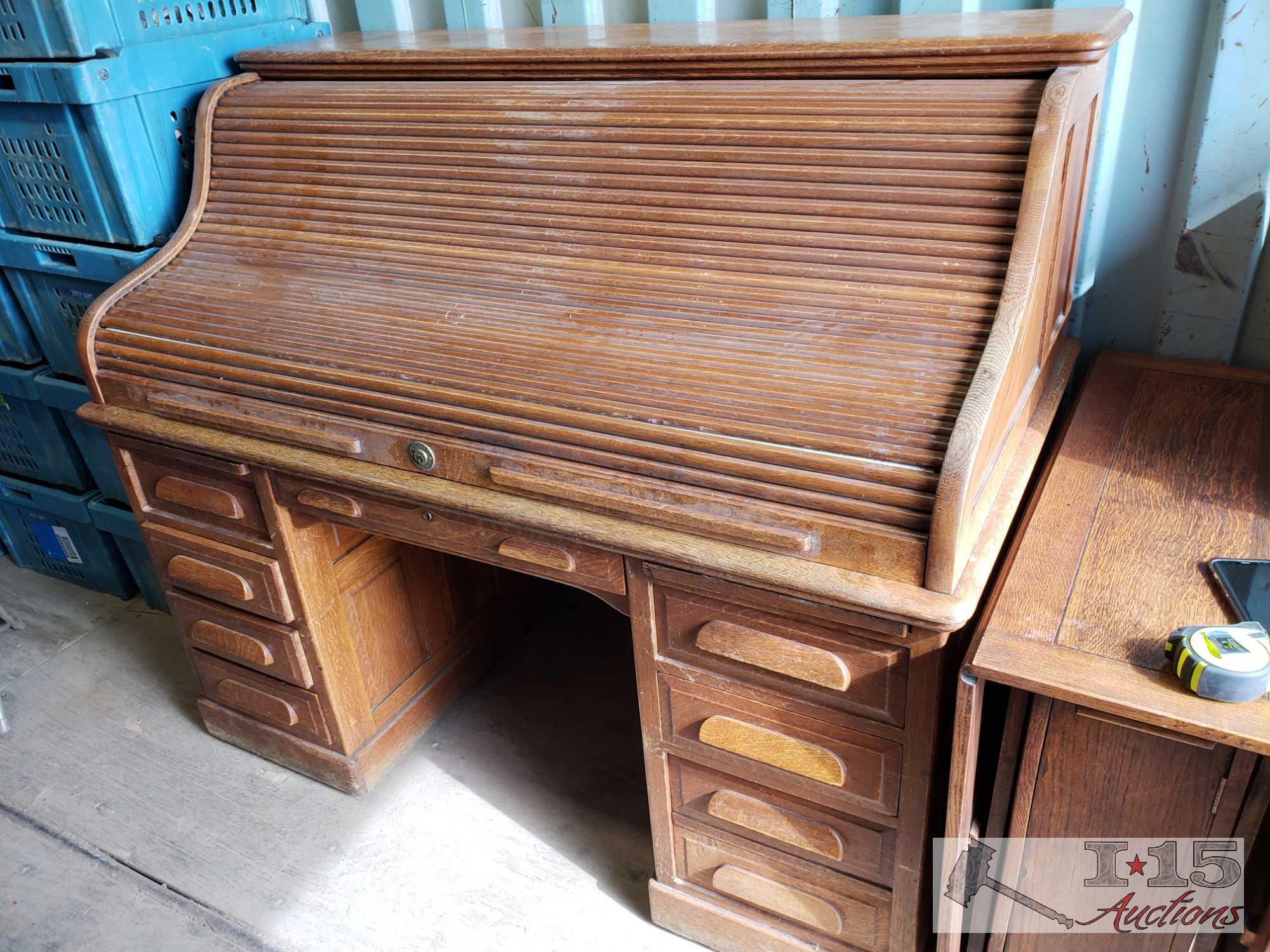 Corbin Cabinet Lock Co Roll Top Desk | Cabinets Matttroy