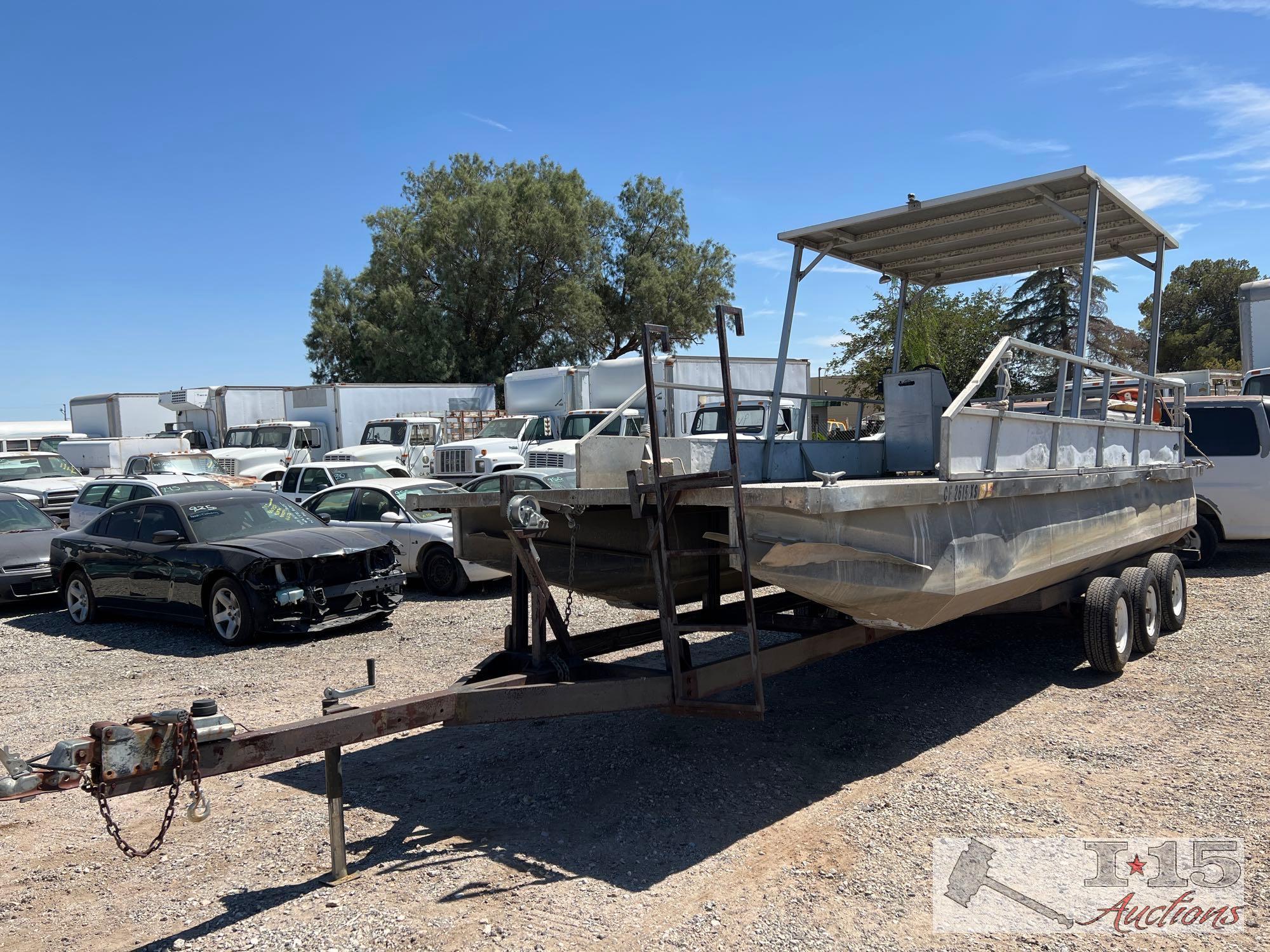 1988 Starlight Pontoon Boat with 1989 Starlight | Proxibid