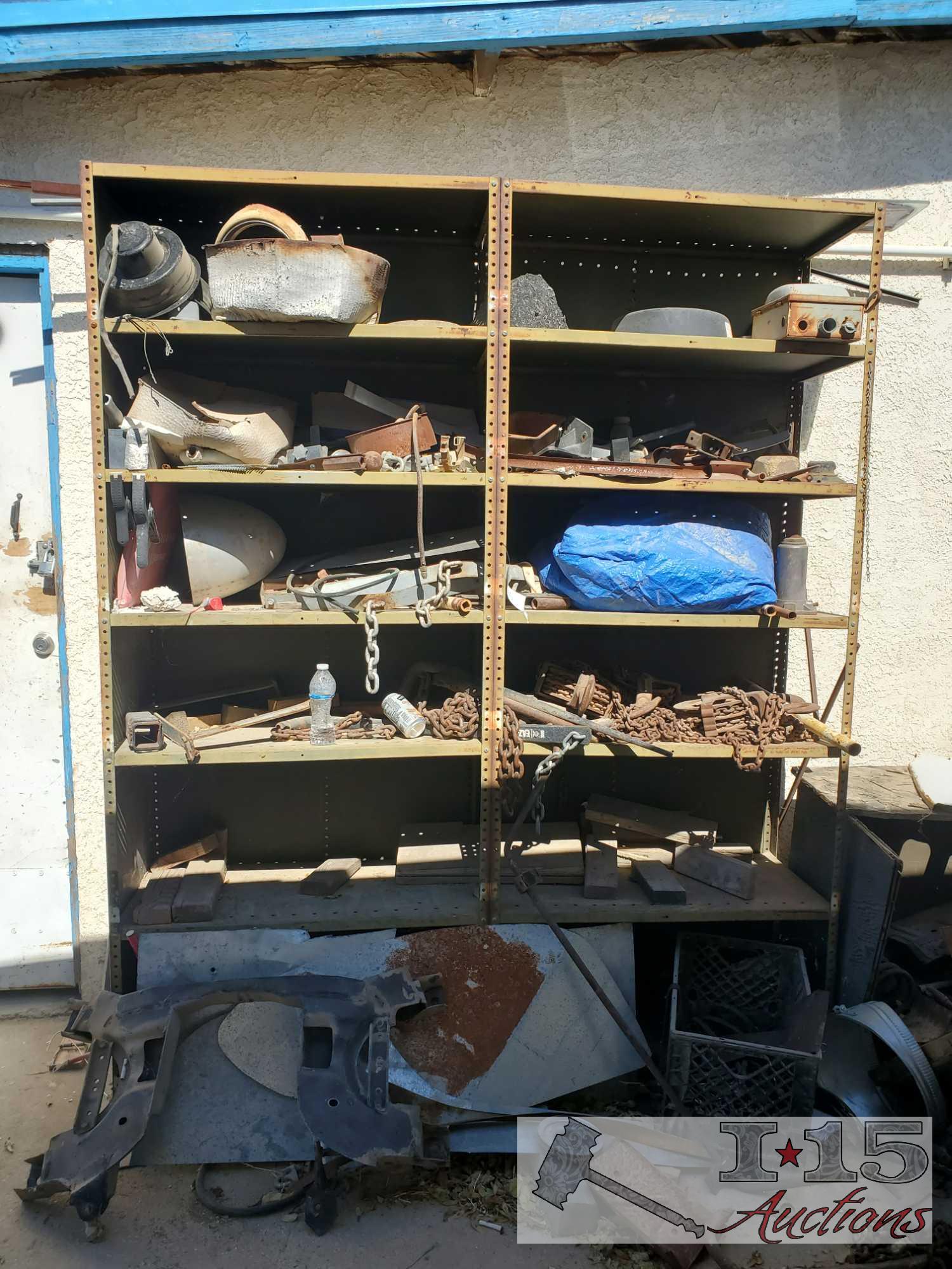 Double Metal Rack with Chains, Chain Hoist, | Proxibid