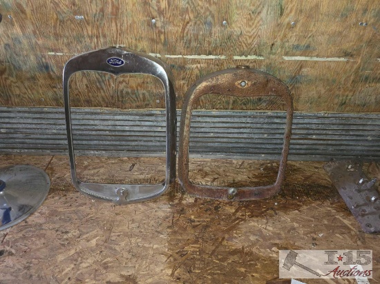 (2) Vintage Ford Radiator Shrouds | Online Auctions | Proxibid