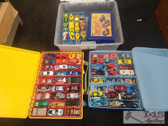 (3) Car Carry Cases with Vintage Hot Wheels | Art, Antiques ...