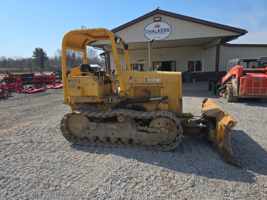 John Deere 450E Dozer w/6 way Blade | Heavy Construction Equipment ...