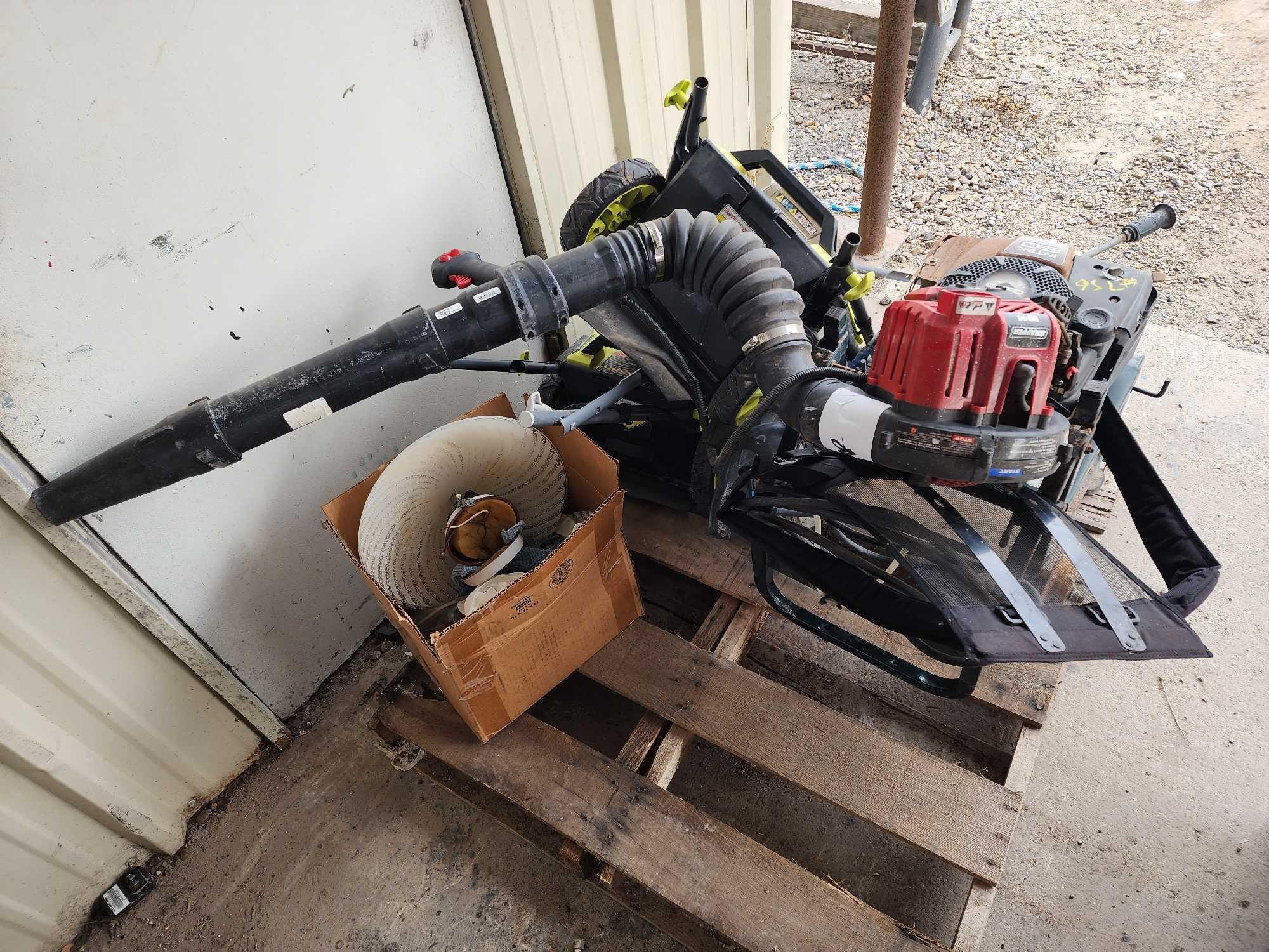 Snapper BB44 Backpack Leaf Blower, Ryobi Lawn | Proxibid