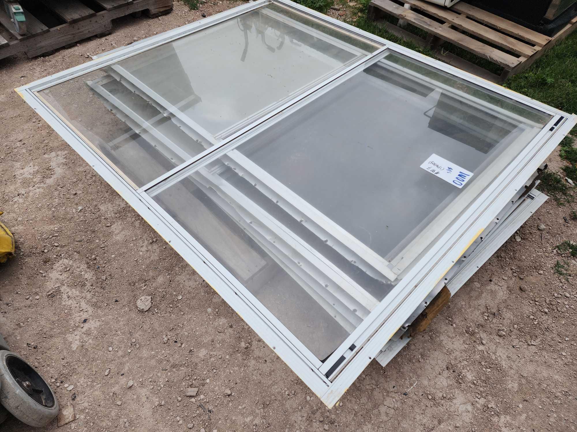 (1) Pallet of Aluminum...Frame Windows... | Proxibid