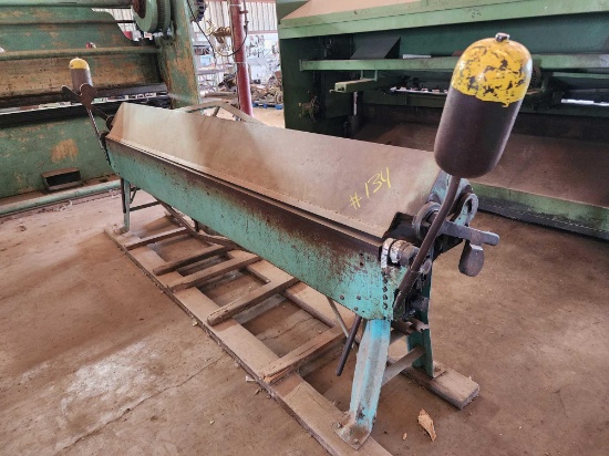 Chicago Steel Bending Brake, Type: 1018 (10' Long, 18 Gauge), Srl ...