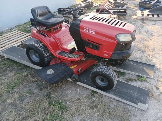 Craftsman T1200 42"in. Riding Lawn Mower w/Aluminum Ramps *RECEIPT ...
