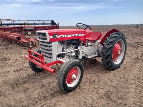 Massey Ferguson 130 Diesel Tractor, *RECEIPT SERVES AS BILL OF SALE ...