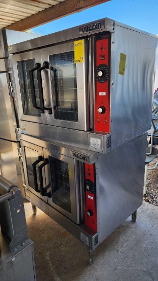 (2) Stainless/S Commercial Vulcan Electric Convection Ovens ...
