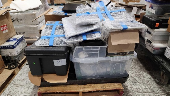 Pallet w/ All in One Computers, Conference Microphones, Fiber Encloser ...