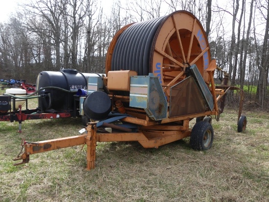 HOBBS REEL RAIN IRRIGATION REEL WITH NELSON 150 GUN | Online Auctions ...