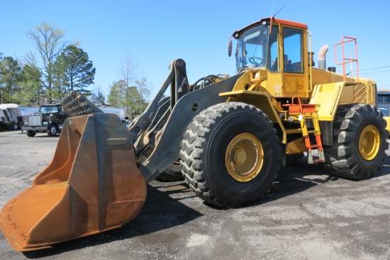 VOLVO L220E LOADER ARTICULATING, VOLVO DSL, POWERSHIFT TRANS, CAB, A/C ...