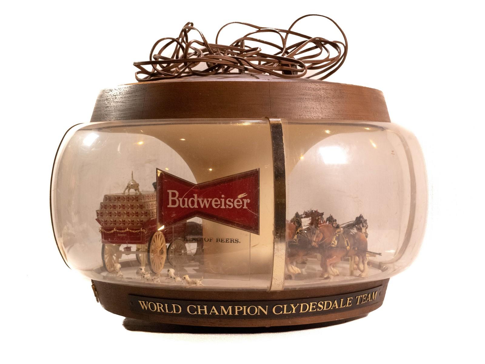 Antique Budweiser Bar Lights