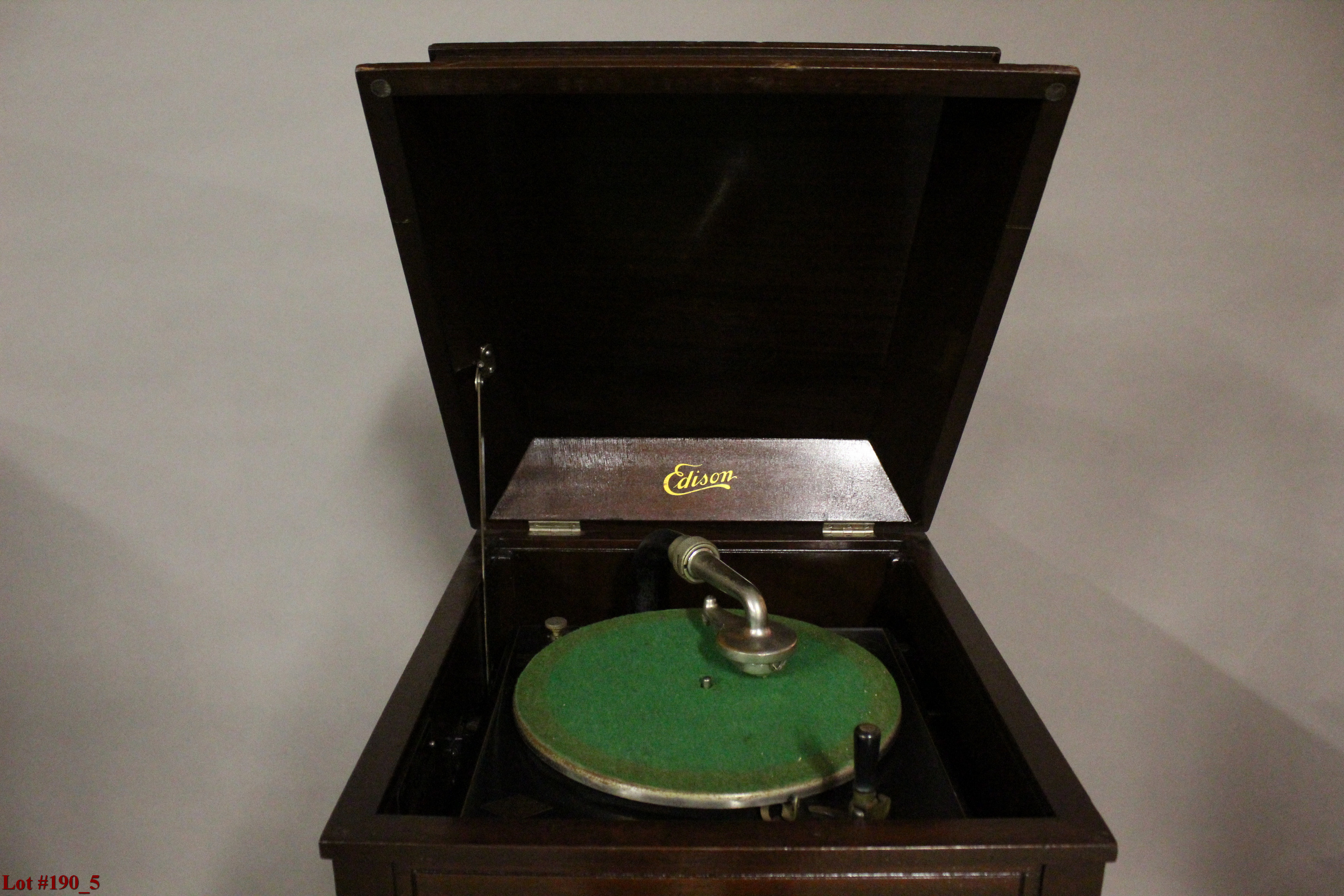 Edison A100 Diamond Disc Phonograph Lot Edison Floor Model A100
