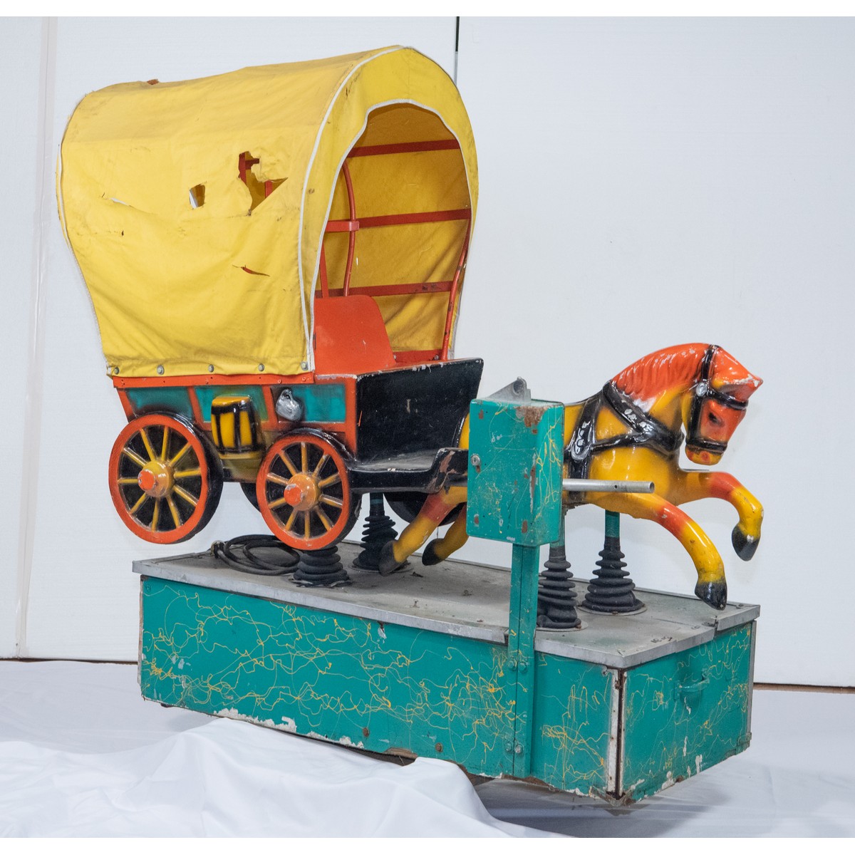 Toy Horse Wagon Oil
