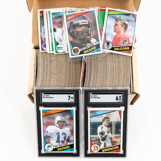1984 Topps NFL Complete Set Elway 6 Marino 7 | Art, Antiques ...