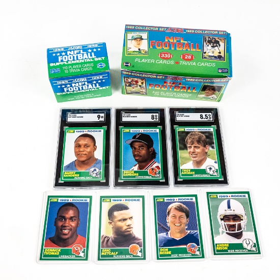 1989 Score NFL Complete Set w Supplemental SGC | Art, Antiques ...