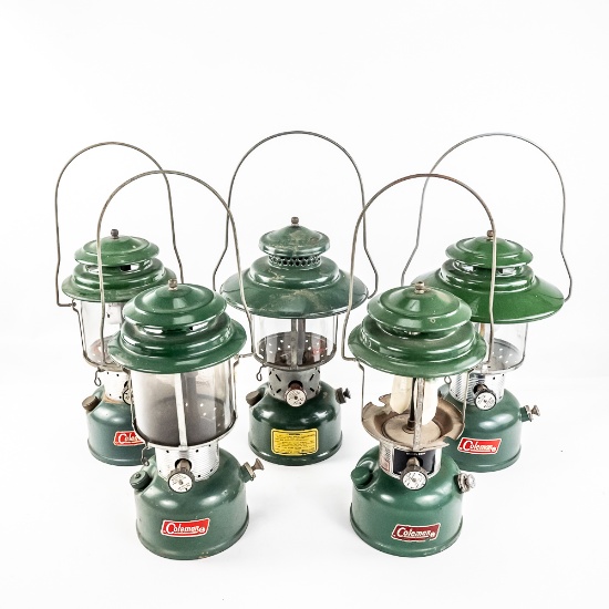 1960's Coleman 228-F (3) 220-F & 2280 Camp Lantern | Guns & Military ...