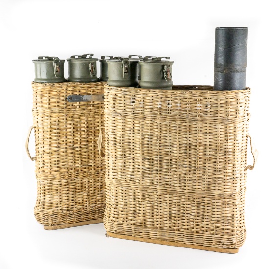 WII German 10.5cm Nr.83 Artillery Shell Basket (2 | Guns & Military ...