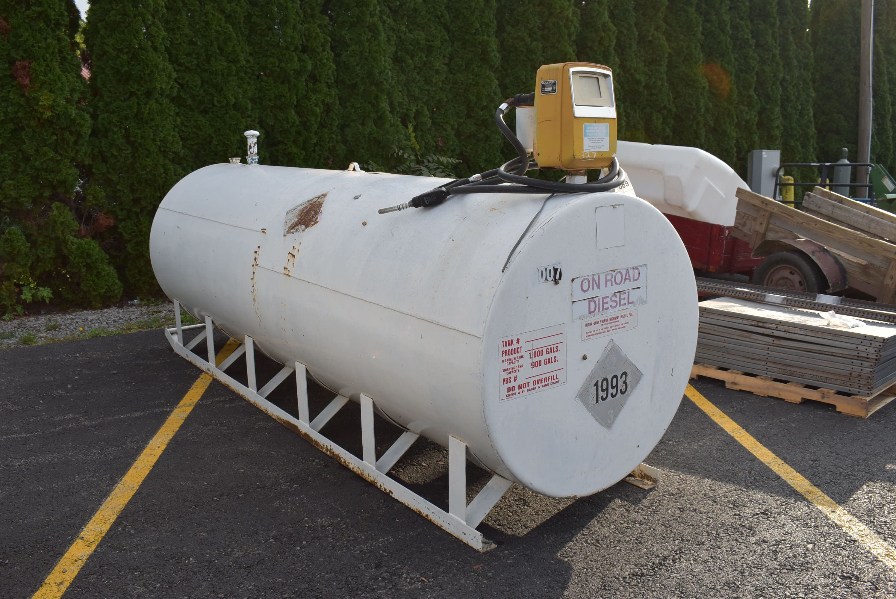 1000 Gallon Fuel Storage Tank JL Innovative Design 772 HO Bulk Fuel