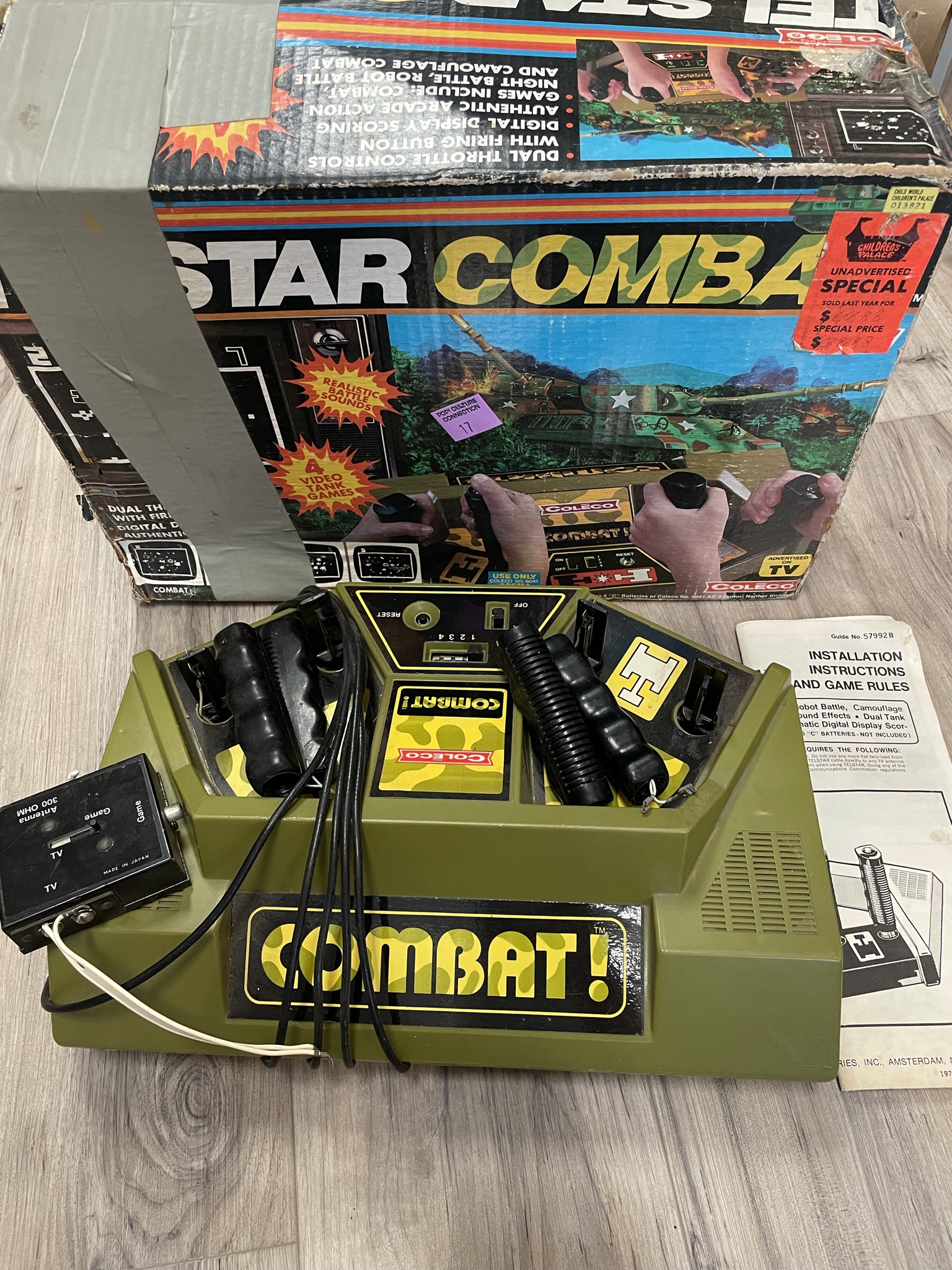 VINTAGE 1970'S TELSTAR COLECO COMBAT VIDEO GAME | Proxibid