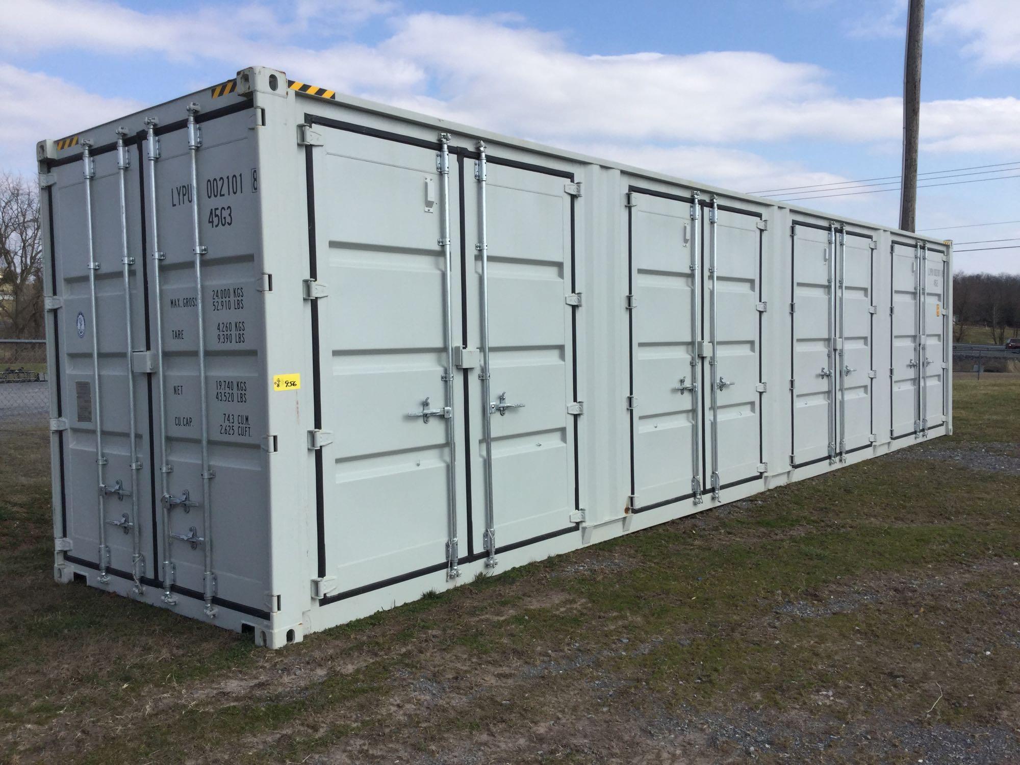 High Cube Sea Box 4 Side Doors | Proxibid
