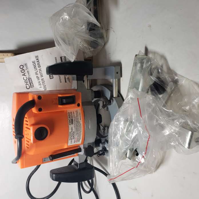 Chicago Electric Power Tools 1 3 4 HP Plunge Proxibid