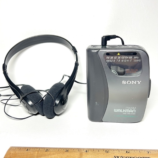 Vintage Sony Walkman Radio Cassette Player Model WM-FX321 with ...