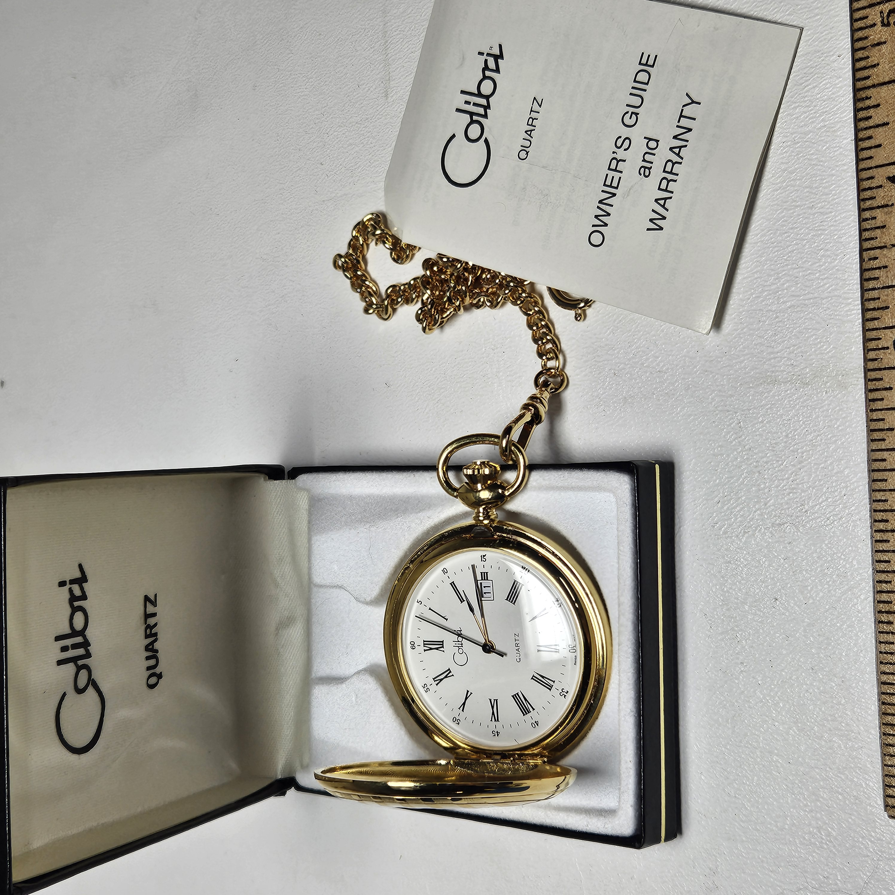 Colibri Quartz Pocket Watch - New in Box | Proxibid